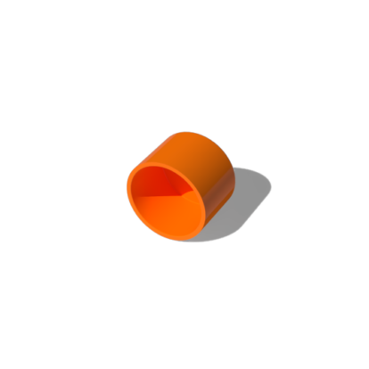 End Caps Heavy Duty Orange - AussieDuct